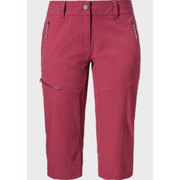 Sch&ouml;ffel SCH&Ouml;FFEL Damen 3/4-Hose "Pants Caracas2", rot, Gr. 36, Oberstoff: 89% Nylon, 11% Elasthan, Hosen