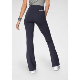 Kangaroos Damen Jazzpants, blau, Gr. 48, unifarben, Jersey, Obermaterial: 95% Baumwolle, 5% Elasthan, Hosen, mit hohem Stretch-Anteil sitzt wie eine