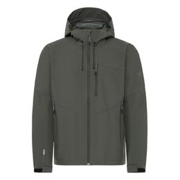 North Bend Herren Softshelljacke "Softshelljacke NBRody M W-PRO 8.000 mit wasserdichter Beschichtung", grau, Gr. L, Obermaterial: 100% Polyester