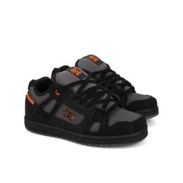 DC Shoes Kinder Sneaker "Stag", Gr. 12, grau, Obermaterial:45, 04% Synthetik + 34, 06% Leder + 20, 90% Polyester;, Schuhe