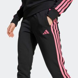 M&auml;dchen Sporthose "JG 3S FT PT 280", schwarz, Gr. 164, adidas Sportswear, Obermaterial: 55% Baumwolle, 36% Polyester, 9% Viskose, Hosen