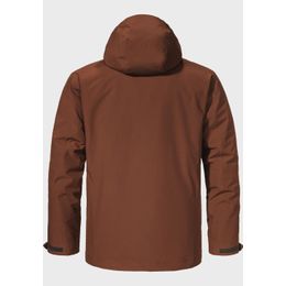 Sch&ouml;ffel SCH&Ouml;FFEL Herren Doppeljacke "3in1 Jacket Style Tamina MNS", braun, Gr. 48, Aussenjacke Oberstoff: Aussenseite: 100% Polyester. (Membran: