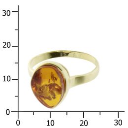 OSTSEE-SCHMUCK Damen Fingerring "OSTSEE-SCHMUCK Ring Ulma Ring Ulma", 58 (18,5), Gelbgold 333, gold, Gelbgold 333, Fingerringe