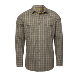 Herren Langarmshirt "HARRY Kent Hemd Langarm"grün check, Gr. M, HERO by John Medoox, Flanell, 60% Baumwolle, 40% Polyester, Shirts, Regular Fit