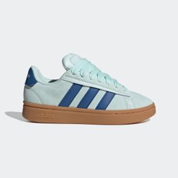 Damen Sneaker "GRAND COURT ALPHA", adidas Sportswear, Gr. 37, grün, Leder, Synthetik, Schuhe, Design inspiriert vom adidas Campus 00