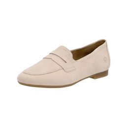 Remonte Damen Slipper "Remonte Slipper Veloursleder", Gr. 38, beige, Veloursleder, Schuhe