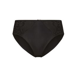 SuSa Damen Slip "Slip Porto", Gr. 48, schwarz, Spitze, Obermaterial: 76% Polyamid PA. 13% Elasthan EL. 11% Baumwolle CO., Unterhosen
