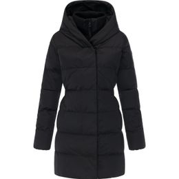 Ragwear Damen Steppmantel "Niani YOUMODO", schwarz, Gr. 4XL, Obermaterial: 100% Polyester. Innenfutter: 100% Polyester. Wattierung: 100% Polyester,