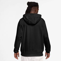 Nike Sportswear Herren Hoodie "M NK CLUB FT PO HOODIE"schwarz, schwarz, weiß, Gr. M, Obermaterial: 80% Baumwolle, 20% Polyester, Sweatshirts