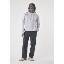 Cleptomanicx Herren Kapuzensweatshirt "Hooded Ligull Classic", grau, Gr. M, unifarben, 100% Baumwolle, Sweatshirts, mit lockerem Schnitt