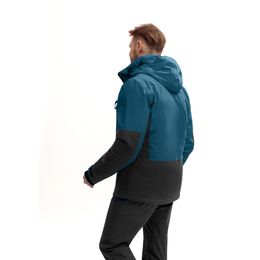 Maier Sports Herren Skijacke "Roccarasa M", blau, Gr. 62, 100% Polyester, Jacken, Herren Winterjacke wasserdicht u. atmungsaktiv