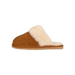 WHISTLER Damen Hausschuh "Carini", Gr. 36karamell, Rindsleder, Schuhe, mit atmungsaktiver Eigenschaft