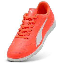 Puma Kinder Fu&szlig;ballschuh "VITORIA II IT JR", Gr. 34, wei&szlig;, Synthetik, Schuhe, f&uuml;r Halle und Stra&szlig;e