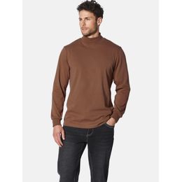 Babista Herren Langarm-Poloshirt "Langarmshirt MIMMOLITZI", braun, Gr. LXL, Obermaterial: 100% Baumwolle CO., Shirts