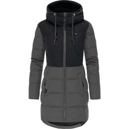 Ragwear Damen Winterjacke "Ashani Block Intl.", grau, Gr. XXL, Obermaterial 1: 100% Polyester. Obermaterial 2: 100% Polyester. Innenfutter: 100%