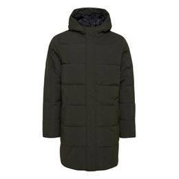 11 Project Herren Langmantel "Parka PRGiacobbe", grün, Gr. L, Obermaterial: 100% Polyester PES., Mäntel