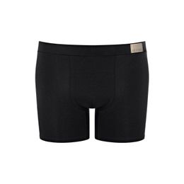 Sloggi Herren Boxershorts "Boxershort GO Natural Short C4P 4er Pack", Gr. M, schwarz, Obermaterial: 95% Baumwolle CO. 5% Elasthan EL., Unterhosen