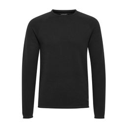 11 Project Herren Strickfleece-Pullover "Strickpullover PRDacio", blau, Gr. M, Obermaterial: 100% Baumwolle CO., Pullover