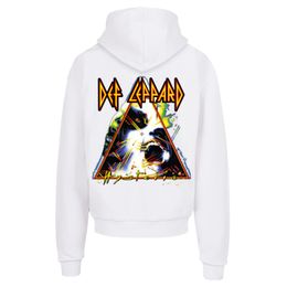 F4NT4STIC Herren Kapuzenpullover "Def Leppard Hysteria", wei&szlig;, Gr. XL, Obermaterial: 100% Baumwolle, Pullover, Premium Qualit&auml;t