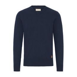 Blend Herren V-Ausschnitt-Pullover "V-Ausschnitt-Pullover BHFibi"marineblaus, Gr. XXXL, Obermaterial: 70% Baumwolle CO recyc.. 30% Polyester Pol.