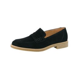 Paul Green Damen Slipper "Paul Green Slipper Veloursleder", Gr. 42, schwarz, Veloursleder, Schuhe