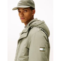 Tommy Jeans Herren Bomberjacke "CITY READY BOMBER"utility sage, Gr. XL, Web, Obermaterial: 100% Polyamid, Jacken, Fliegerjacke, Freizeitjacke Regular