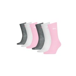 Puma Mädchen Kurzsocken "Socken SPORT JUNIOR 6P ECOM 6er Pack", Gr. 27, rosa, Obermaterial: 73% Baumwolle CO. 26% Polyamid PA. 1% Elasthan EL., Socken