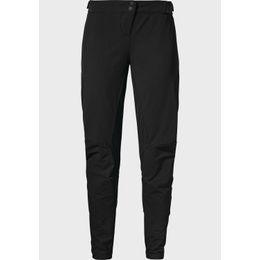 Sch&ouml;ffel SCH&Ouml;FFEL Damen Outdoorhose "Pants Arosa L", schwarz, Gr. 42, Oberstoff: 95% Nylon, 5% Elasthan. Oberstoff Einsatz: 80% Nylon, 20% Elasthan, Hosen