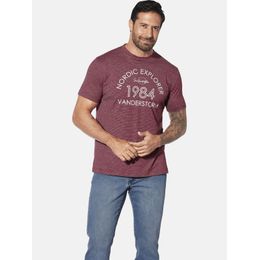 Jan Vanderstorm Herren T-Shirt "T-Shirt KERLOVAN", rot, Gr. XL, Obermaterial: 76% Baumwolle CO. 24% Polyester COOLMAX PES(Coolmax)., Shirts