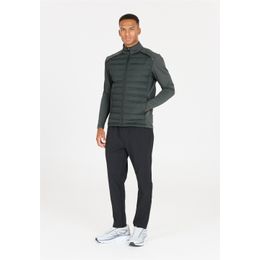 Endurance Herren Laufjacke "MIDAN", gr&uuml;n, Gr. XXL, unifarben, 100% Polyester, Jacken, mit w&auml;rmenden Steppeins&auml;tzen