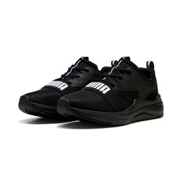 Puma Damen Sneaker "SOFTRIDE WIRED 2", Gr. 44, schwarz-wei&szlig;, Textil, Schuhe