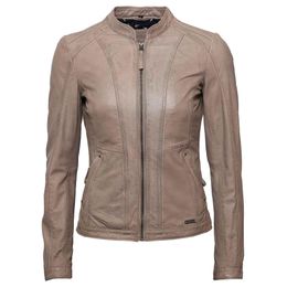 Mustang Damen Lederjacke "3101603", rosa, Gr. XL, Obermaterial: 100% Lammleder; Innenfutter: 100% Baumwolle; &Auml;rmelfutter: 100% Polyester, Jacken