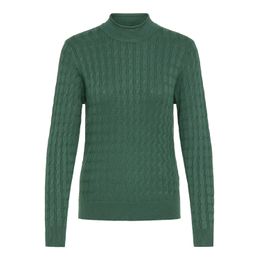 oxmo Damen Rollkragenpullover "Rollkragenpullover OXISALLY"pineneedle, Gr. M, Obermaterial: 70% Viskose CV. 30% Nylon NY., Pullover