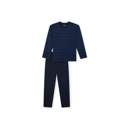 Schiesser Jungen Schlafanzug "Pyjama Teens Nightwear", Gr. 152, blau, Obermaterial: 100% Baumwolle CO., Homewear-Sets