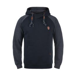 INDICODE Herren Kapuzenpullover "Hoodie IDToney", blau, Gr. L, unifarben, Web, Obermaterial: 60% Baumwolle CO. 40% Polyester PES., Pullover