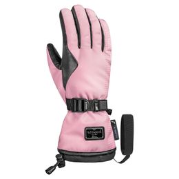 Reusch Damen Skihandschuhe "Hope R-TEX XT", rosa, Gr. 8, mehrfarbig, 80% Polyester, 20% Rindsleder, Handschuhe, mit wasserdichter, atmungsaktiver