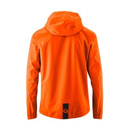 Gonso Herren Fahrradjacke "Save Jacket Trail M", orange, Gr. 4XL, 100% Polyester, Jacken, Herren Regenjacke wind- und wasserdicht, Radjacke mit Kapuze