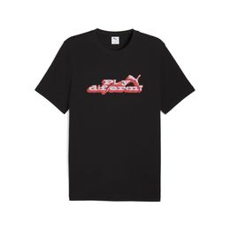 Puma Herren T-Shirt "Graphic Play Different T-Shirt Herren"schwarz, Gr. S, bedruckt, 100% Baumwolle, Shirts