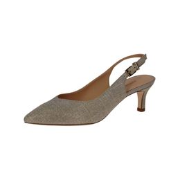 Peter Kaiser Damen Slingpumps "Peter Kaiser Pumps Textil", Gr. 35,5, beige, Textil, Schuhe