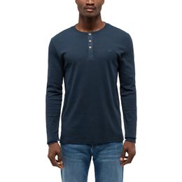 Mustang Herren Langarmshirt "Style Arminto", grau, Gr. L, Obermaterial: 100% Baumwolle, Shirts