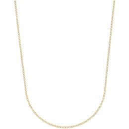 Amor Damen Collierkettchen "Panzerkettengliederung", 42, Edelstahl, B: 1,4mm, gold, Edelstahl, B:1,4mm, Halsketten