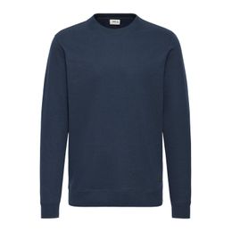 !Solid SOLID Herren Longpullover "Sweater SDAULA", blau, Gr. L, Obermaterial: 65% Polyester PES. 35% Baumwolle CO., Pullover