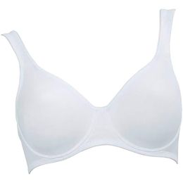 Rosa Faia Damen B&uuml;gel-BH "Twin", Gr. 100, wei&szlig;, Stoff, Obermaterial: 70% Polyamid, 30% Elasthan, clean, leicht gl&auml;nzend, unifarben, BHs, mit B&uuml;gel,