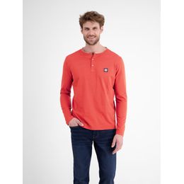 Lerros Herren Sweatshirt "Lerros Serafino-Langarmshirt für Herren", rot, Gr. XXXL, 100% Baumwolle, Sweatshirts