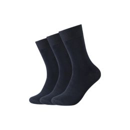 Camano Damen Socken "Socken 9er Pack", Gr. 39, blau, 80% Baumwolle, 17% Polyamid, 3% Elasthan, uni, Socken