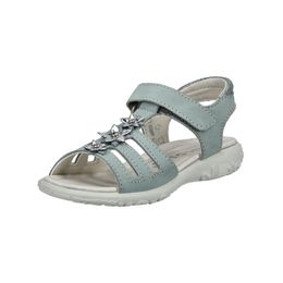 Ricosta Kinder Riemchensandalette "Ricosta Sandalen Leder/Synthetik", Gr. 31, grau, Leder, Synthetik, Schuhe