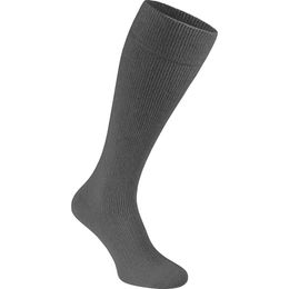 Fu&szlig;gut FUSSGUT Damen St&uuml;tzkniestr&uuml;mpfe "Vital- und Reisestr&uuml;mpfe", 4 (45/46/47), grau, Obermaterial: 65% Baumwolle, 30% Polyamid, 5% Elasthan, Socken,