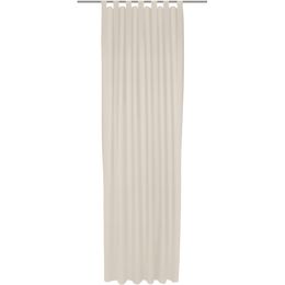 Vorhang WIRTH, B:132cm H:145cm, beige, Jacquard, Polyester, Wohnzimmer, Gardinen, "Umea"