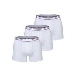Dsquared2 Herren Boxershorts "Boxershort 3-PACK TRUNK 3er Pack", Gr. L, wei&szlig;, Obermaterial: 94% Baumwolle CO. 6% Elasthan EL., Unterhosen