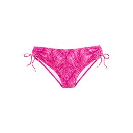 JETTE Damen Bikini-Hose "Floretta", lila, Gr. 38, bedruckt, Recycling-Polyamid, Badehosen, in Ton in Ton-Harmonie